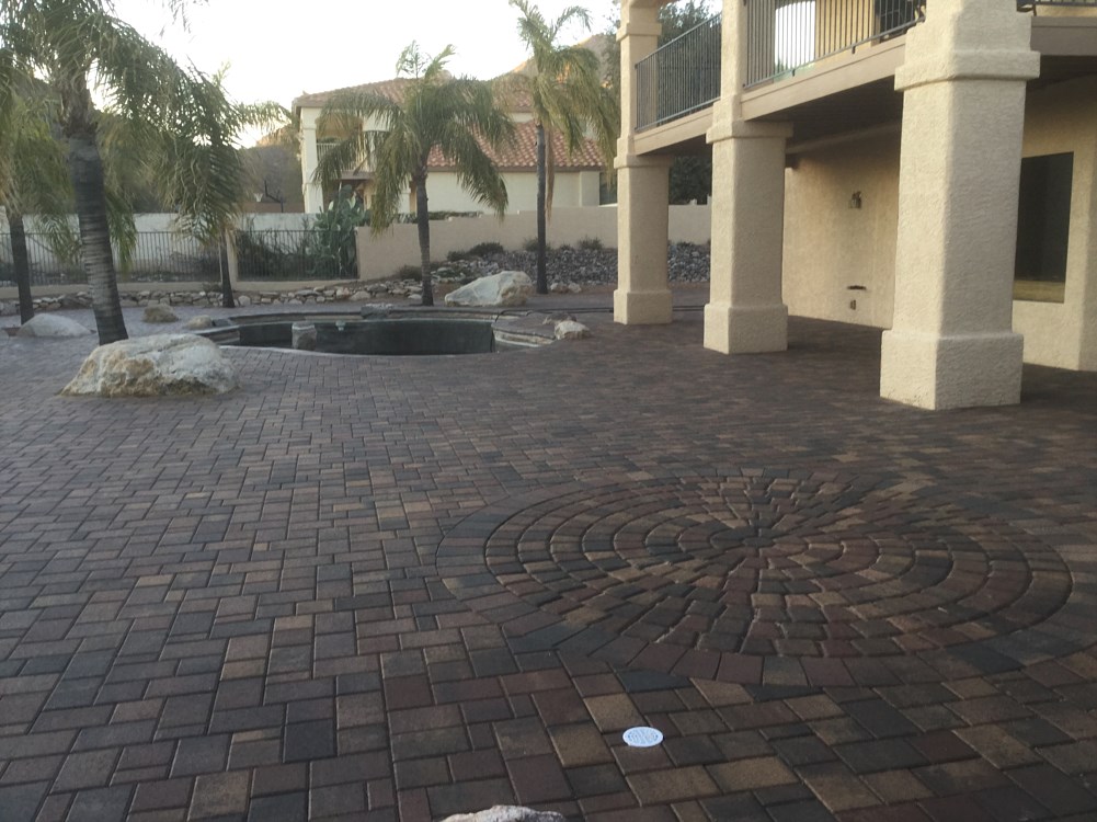 Brick Pavers Photos, Oro Valley, Catalina Foothills, Sahuarita, AZ